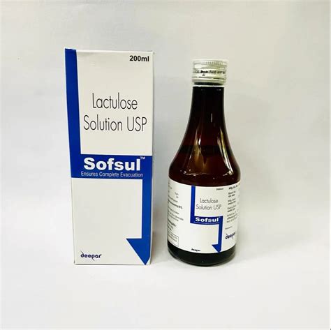 Lactulose Solution Usp Syrup 200 Ml At ₹ 260bottle In Jaipur Id 2853360002333