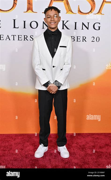 Theo Somolu Arriving To ‘mufasa The Lion King Los Angeles Premiere At Dolby Theatre On