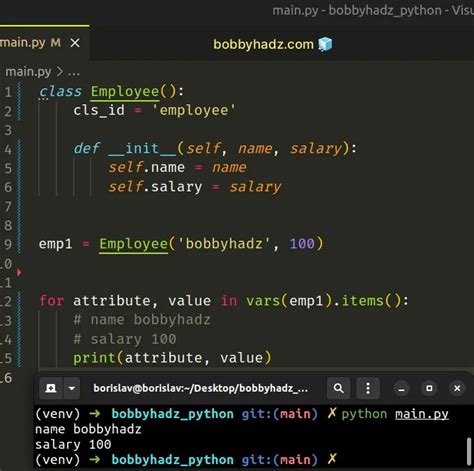 Iterate Over An Objects Attributes In Python Bobbyhadz
