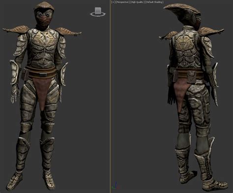 Sm Chitin Armour Replace Реплейсер Хитиновой брони Elder Scrolls 3