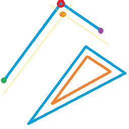 Shader How Can I Offset Shrink A Triangular Polygon In GLSL Computer Graphics Stack Exchange