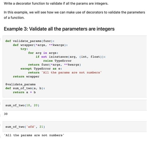 Decorators in Python (with code snippets) Decorators in Python allow us to modify the functions ...