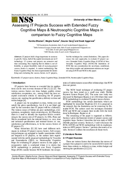 pdf assessing it projects success with extended fuzzy cognitive maps