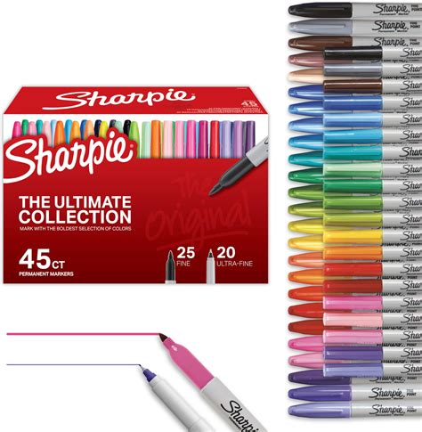Sharpie Creative Acrylic Markers Assorted Colors Brush