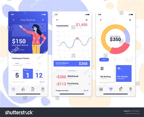 Modern User Interface Ux Ui Screen Stock Vector Royalty Free Shutterstock