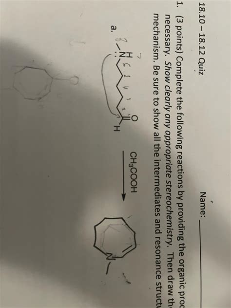 Am I Correct In Assuming The Structure Will Fold To Form A Cyclical
