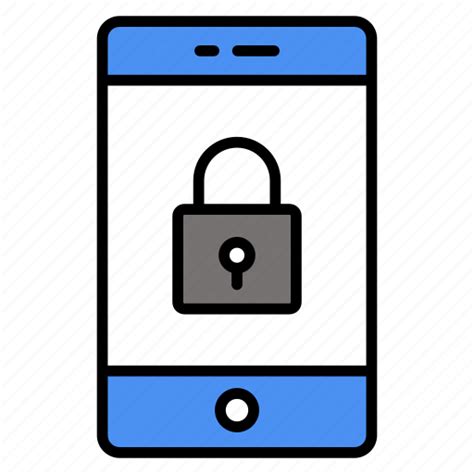Mobile Security Icon Download On Iconfinder On Iconfinder