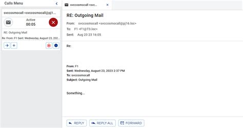 Process An Email Call
