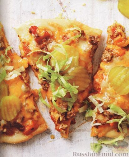 Рецепт: Пицца-чизбургер на RussianFood.com