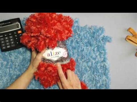 7 - Пряжа Ализе Пуффи Фур. Расчеты для вязания пледов. Аlize PUFFY FUR ...