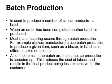ppt methods of production powerpoint presentation free download id