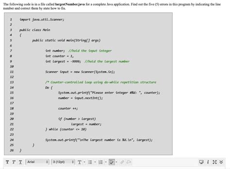 Solved The Following Code Is In A File Called Chegg