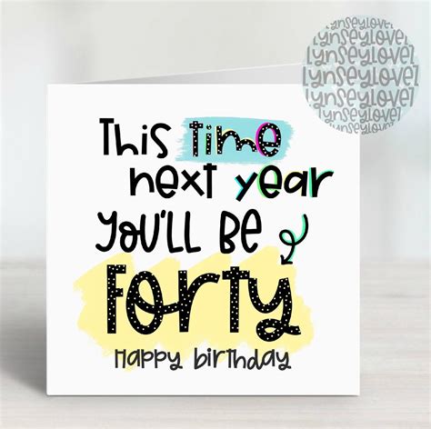 39th Birthday Card Funny Happy 39th Birthday Greeting Cards Etsy