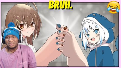 Reacting To The Gura X Mumei Experience HOLOLIVE BRUH YouTube