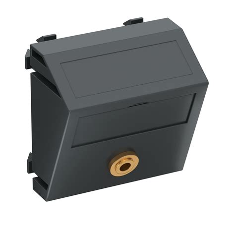 Mini Jack Connection 1 Module Slanting Outlet As Soldered Connection Obo