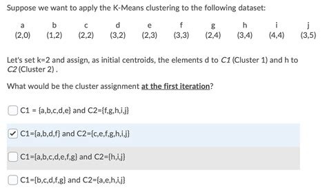Solved Suppose We Want To Apply The K Means Clustering To Chegg Com