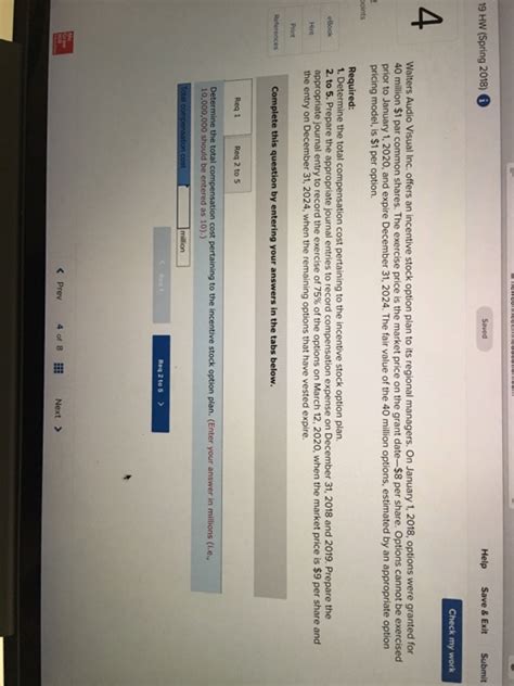 solved 19 hw spring 2018 6 help saveand exit submit check my