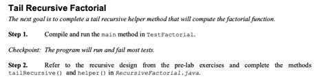 Solved Testfactorialjava Public Class Testfactorial