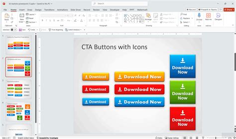 Free Buttons For Powerpoint Presentations