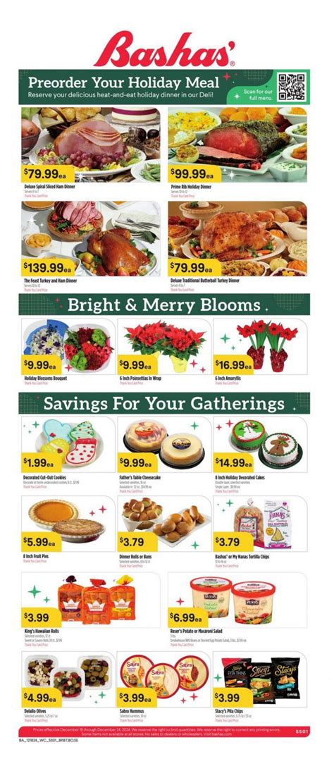 Bashas Weekly Ad Dec Dec Christmas Promotion Included