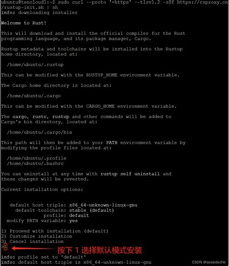 ubuntu 22 04安装rust编译环境并且测试 ubuntu rustup csdn博客