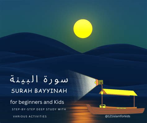Surah Bayyinah Staep By Step Study With Various Activities