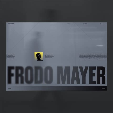 Portfolio Web Design By Amin Salehi On Dribbble