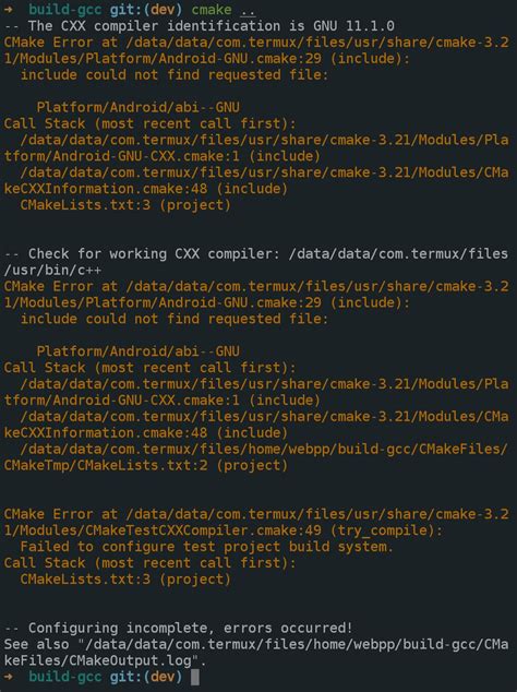 using gcc in termux · issue 31 · the moisrex webpp · github