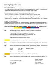 OLIVIAINTERNOSCIABankingComparison 2 Xlsx Banking Project Template Banking Research Project