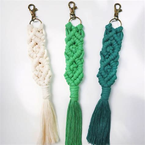 Diy Macrame Keychain Pattern