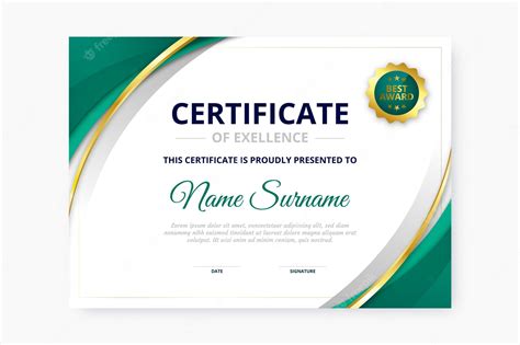 Certificate Template Design