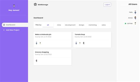 GitHub EJusis React Project Manager
