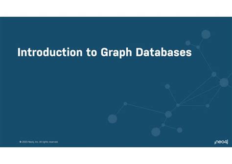 Introduction To Graph Databasespdf