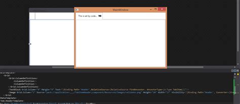 C Show Image In Tabcontrol Tab Header If Textbox Has Text Wpf