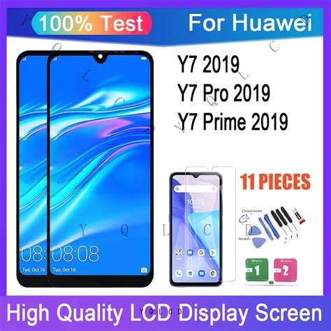 Original Huawei Y7 2019 Y7 Pro 2019 Y7 Prime 2019 Lcd Display Touch Screen With Frame