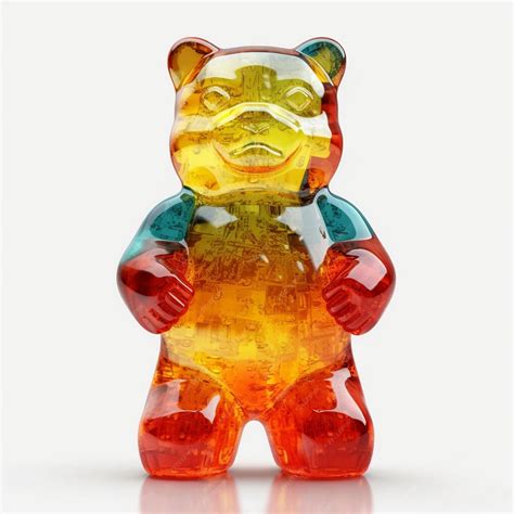 Premium Photo 3d Cute Gummy Vear Cartoon Vector Illustration