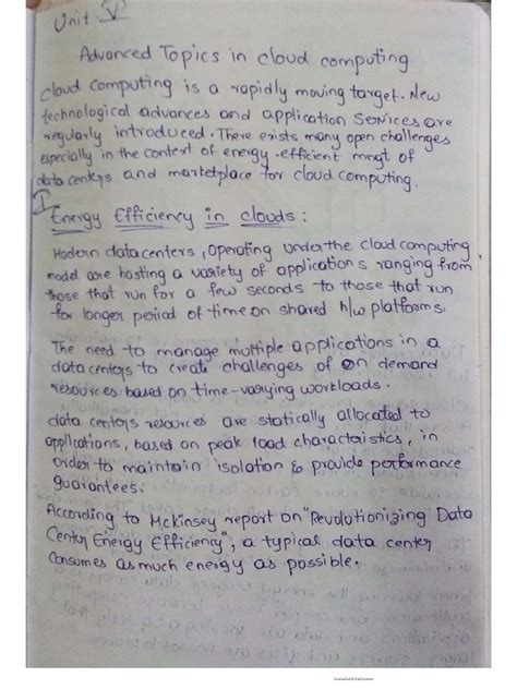 Cloud Computing Unit 5 Pdf
