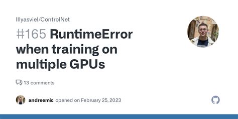 RuntimeError When Training On Multiple GPUs Issue 165 Lllyasviel ControlNet GitHub