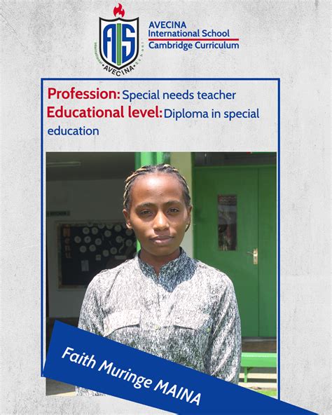 Faith Maina Avecina School