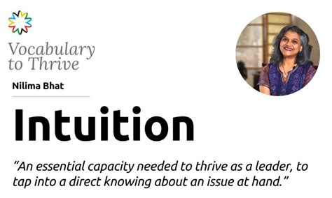 Nilima Bhat On Linkedin Do You Experience The Benefits Of Intuition