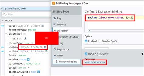 Datetimes Display Different To Edit Value Ignition Inductive