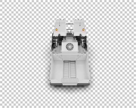 Premium Psd Asphalt Paver Isolated On Background 3d Rendering