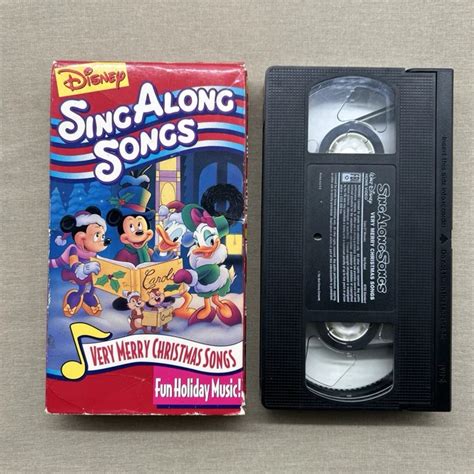 Disneys Sing Along Songs Vol 8 Very Merry Christmas Songs Vhs 1993