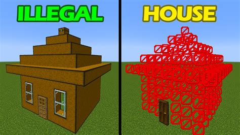 Illegal Houses In Minecraft Be Like Minecraft Videos