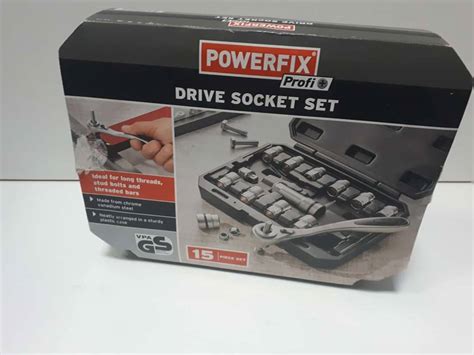 Zestaw Kluczy Powerfix Drive Socket Set 7278149935 Oficjalne