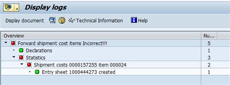 Problem During Transfer Shipment Cost Document Sap Community