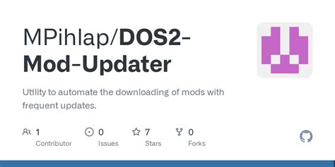 Releases · Mpihlapdos2 Mod Updater · Github