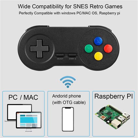 Mua Kiwitata 2 Pack Wireless Snes Usb Controller For Retro Games