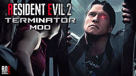Resident Evil 2 Remake Terminator Mr X Mod Youtube