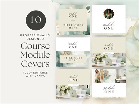 Module Cover Templates Course Creator Templates Online Course Module